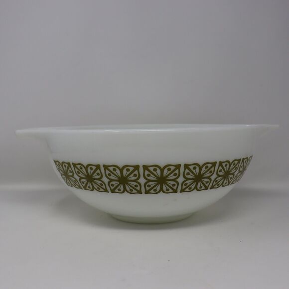 Pyrex | Dining | Vintage Pyrex 444 Verde Autumn Floral Cinderella ...